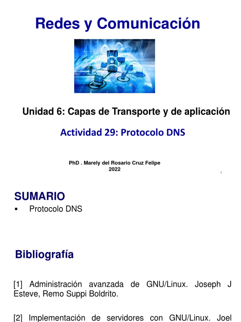 29 - Protocolo DNS | PDF | sistema de nombres de dominio | Informática