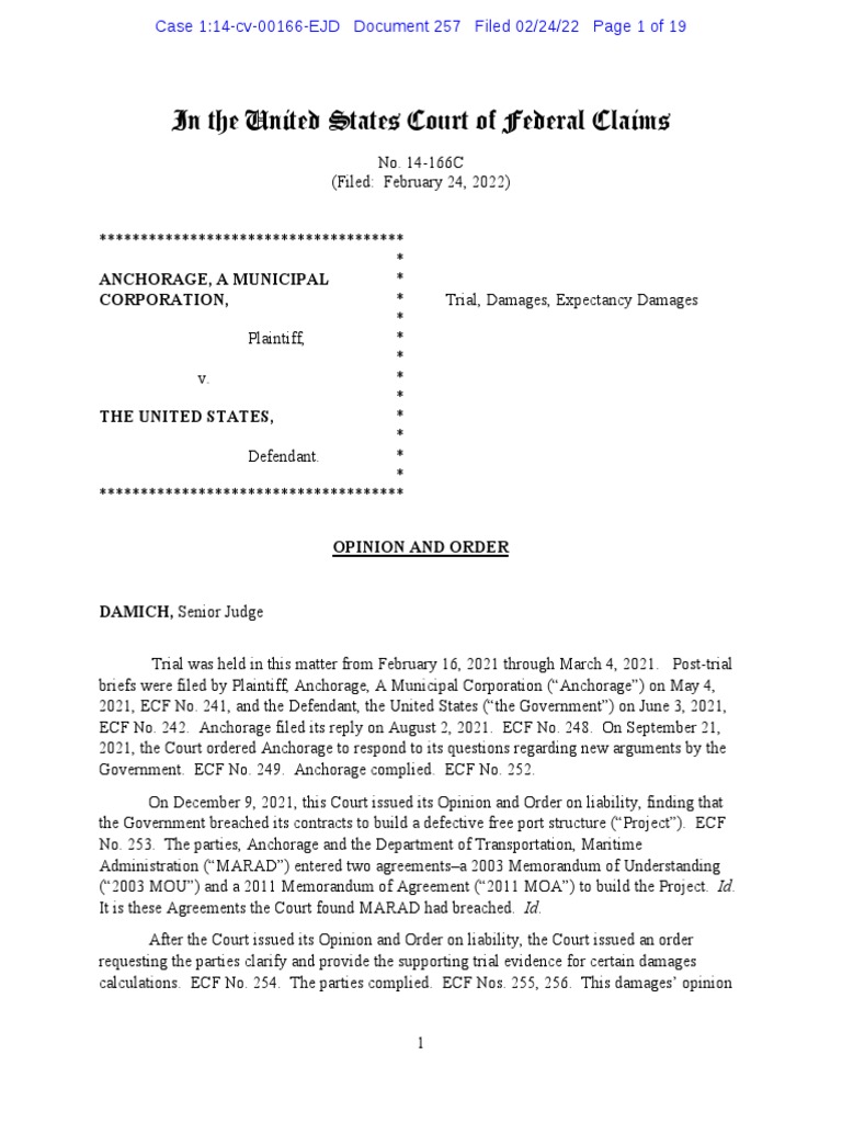 Case 1:14-cv-00166-EJD | PDF | Breach Of Contract | Damages