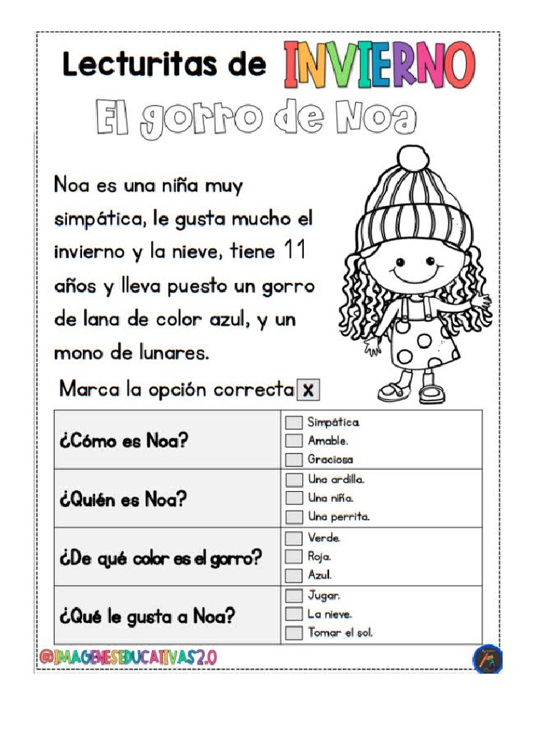 Lectura - Coloreo, # de Letras | PDF