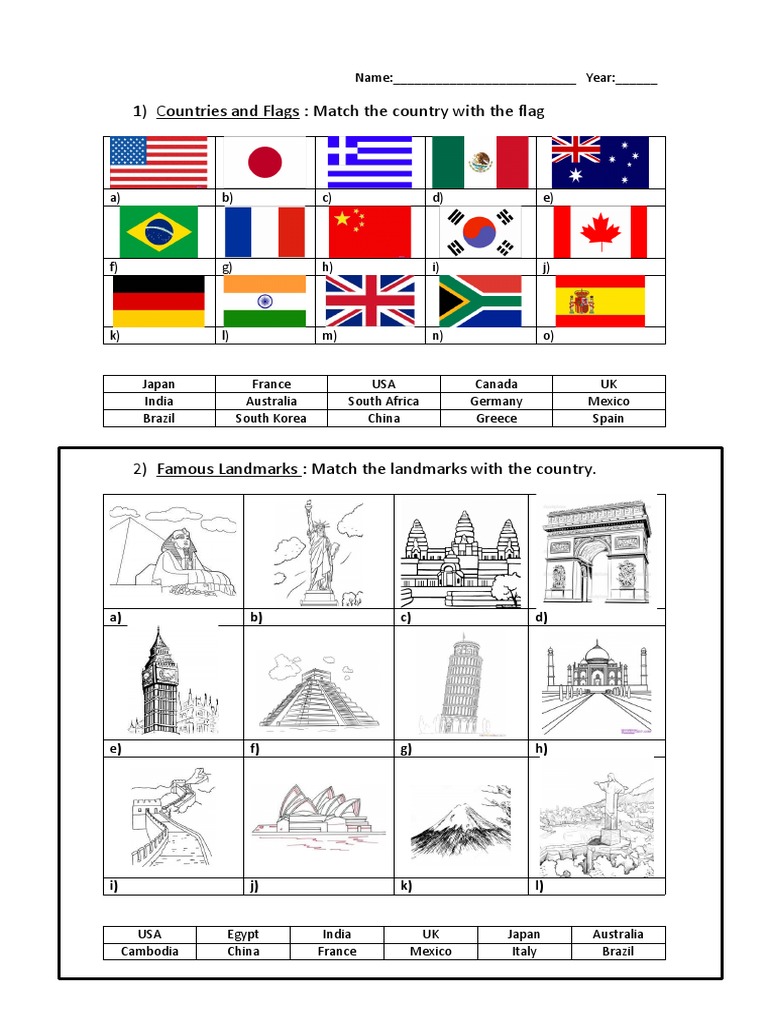 Countries and Capital Cities | PDF