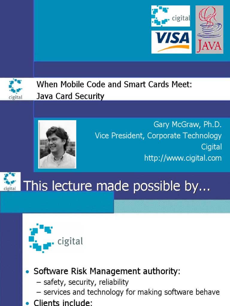 When Mobile Code and Smart Cards Meet: Java Card Security | PDF | Java ...