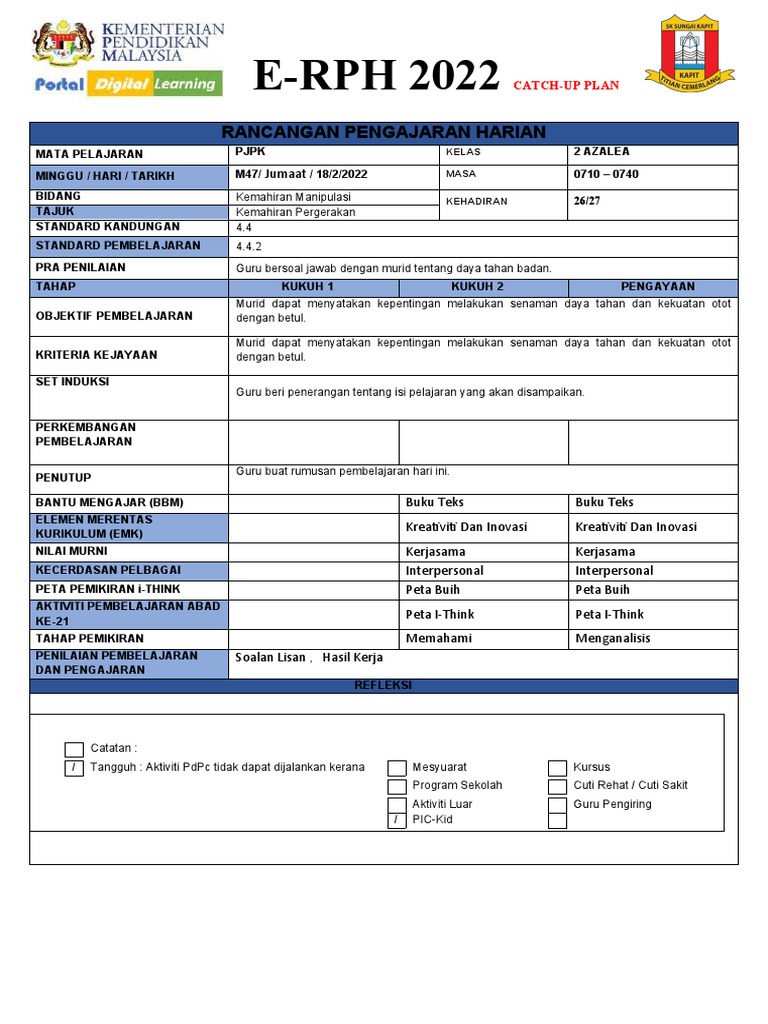 5 RPH Cup Jumaat | PDF