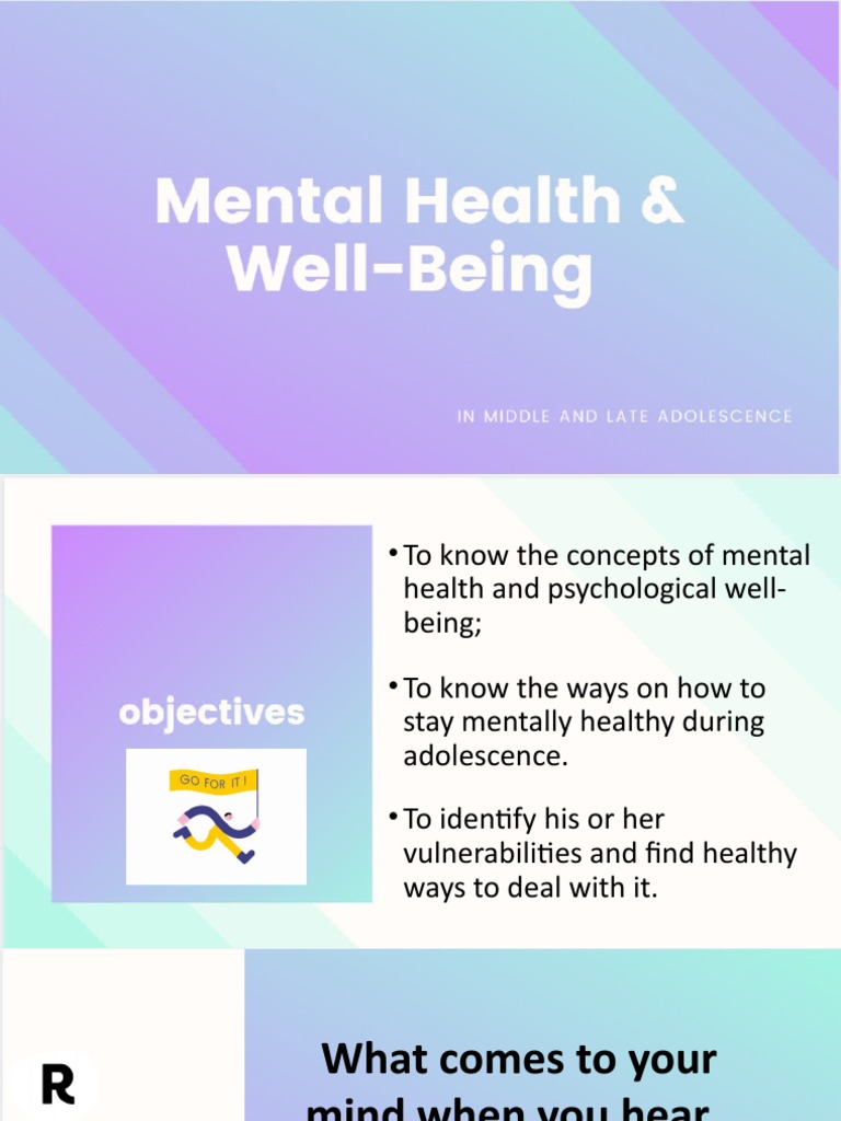 04 Mental Health and Well Being | PDF