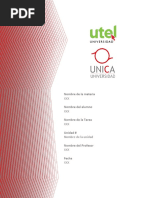 Formato de Trabajos UTEL 1 | PDF