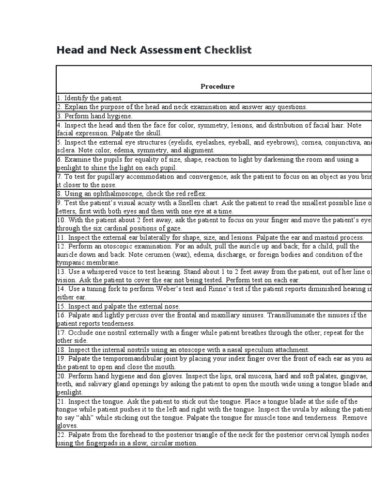 A Comprehensive Guide to Performing a Thorough Head and Neck Assessment ...