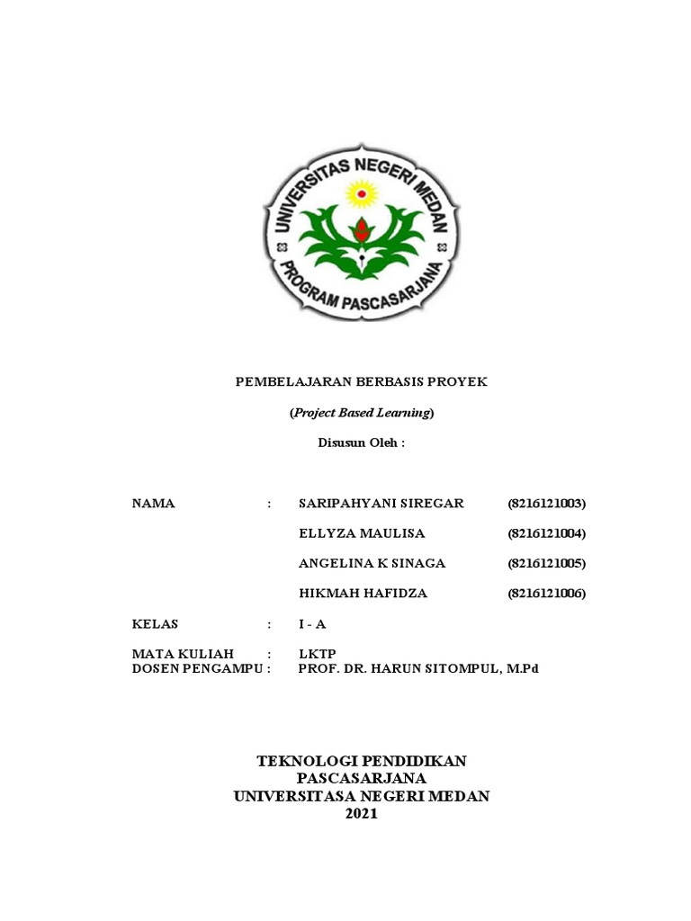 Tugas Project Based Learning | PDF Tugas Project Based Learning | PDF