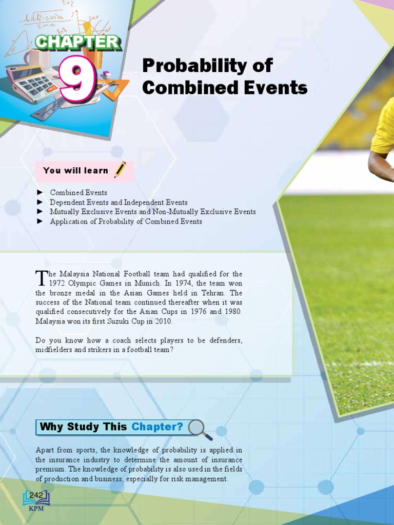 Chapter 9 Probability of Combined Events | PDF | Probability | Mathematics