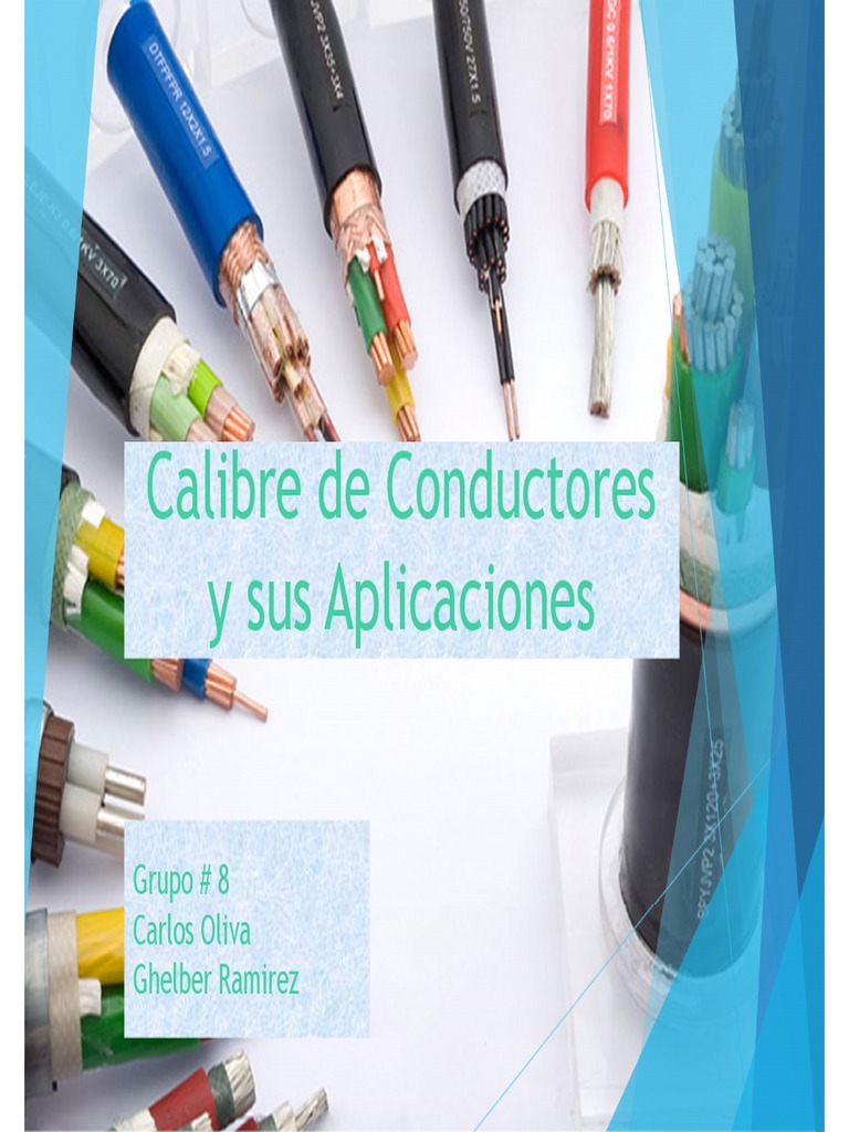 Calibre de Conductores y Sus Aplicaciones | PDF | Materiales | Bienes ...
