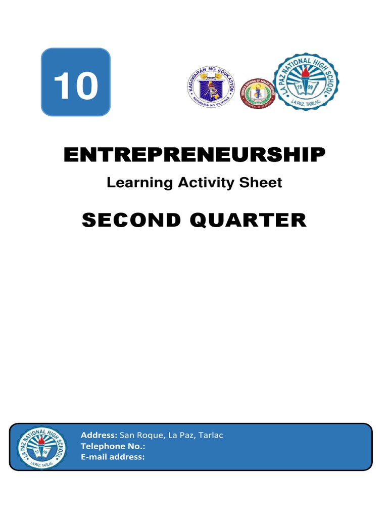 Entrep Las Second Quarter | PDF | Economies | Market (Economics)