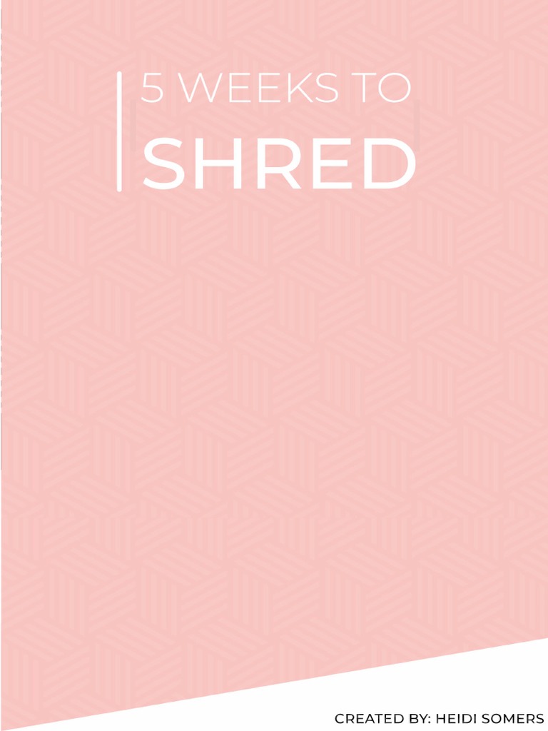5 Weeks To Shred | PDF | Fat | Carbohydrates