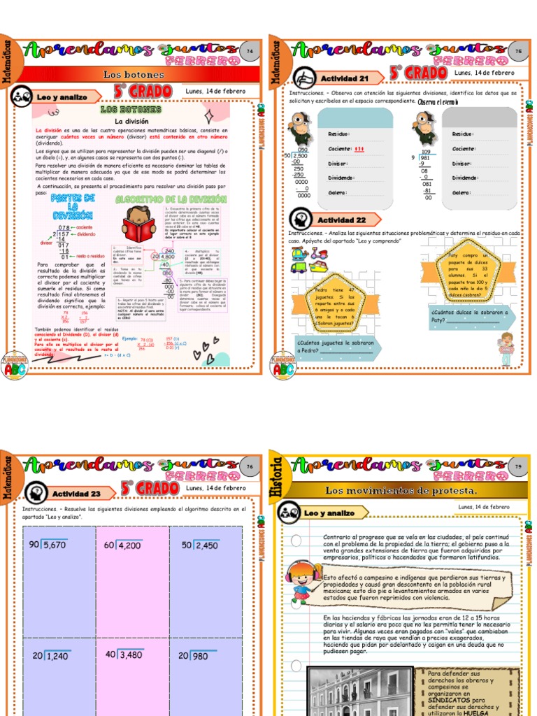 Anexos Imprimir | PDF | División (Matemáticas) | Matemáticas