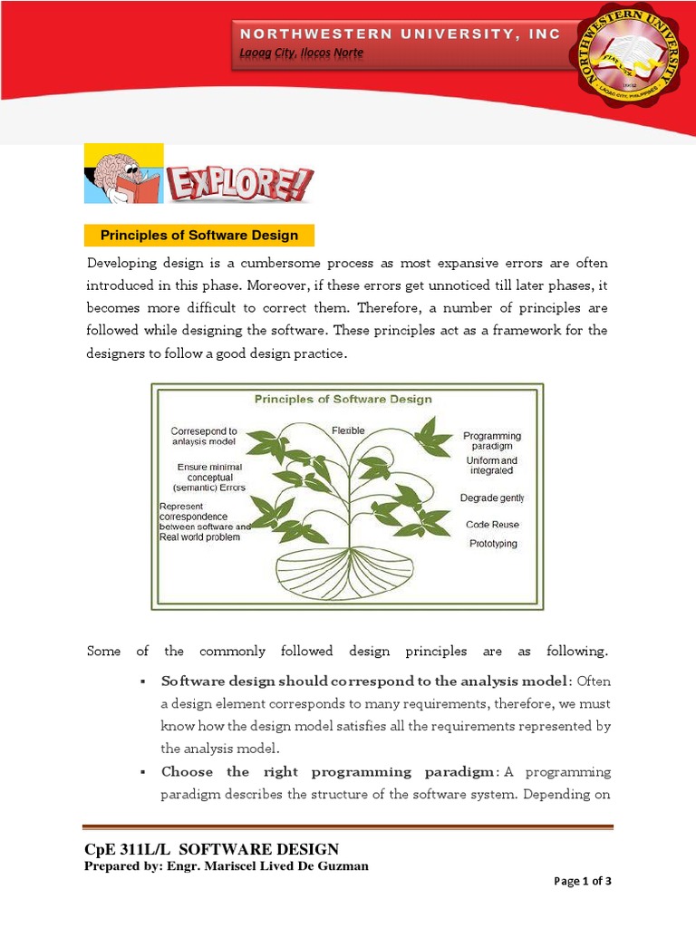 2 - Principles of Software Design | PDF | Conceptual Model | Software ...
