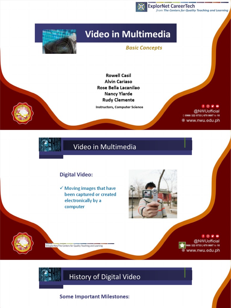 Essential Concepts and Techniques for Digital Video | PDF | Video ...