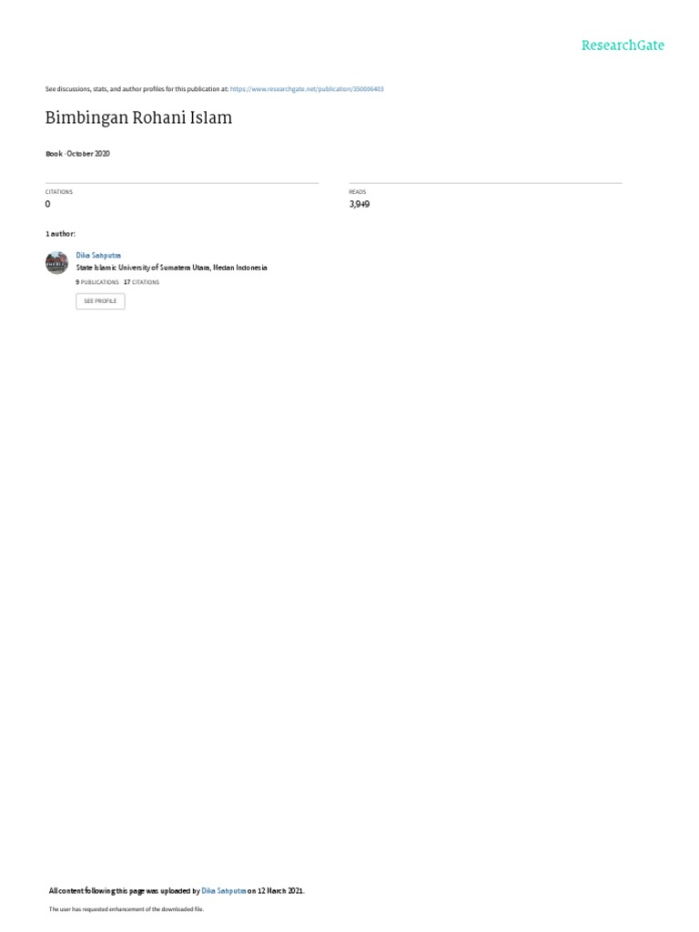 Bimbingan Rohani Islam | PDF