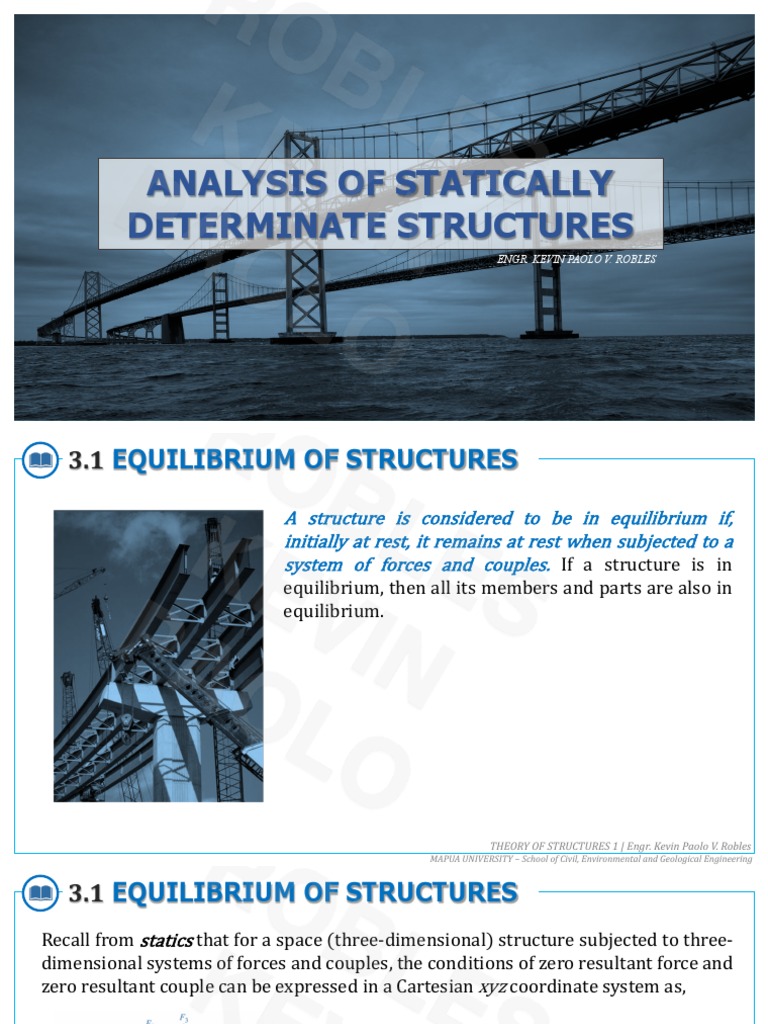 3 CE131P - Analysis of Statically Determinate Structures v2 (Robles ...