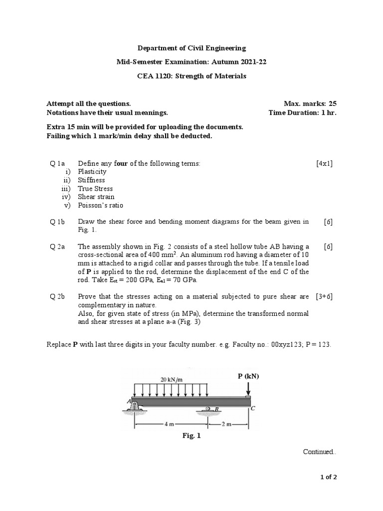 MidSem Autumn 2021-22 | PDF