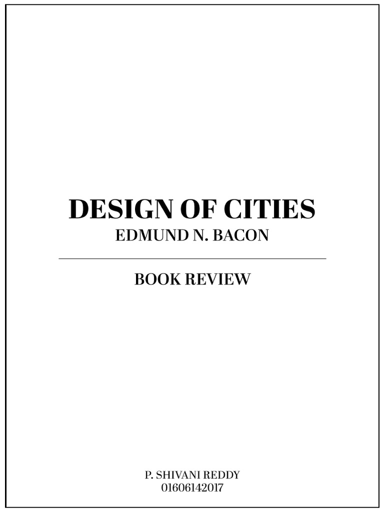 Design of Cities | PDF | Space | Palace