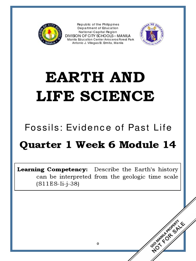 SCIENCE - Q1 - W6 - Mod14 - Earth and Life Science (Geologic Time Scale ...