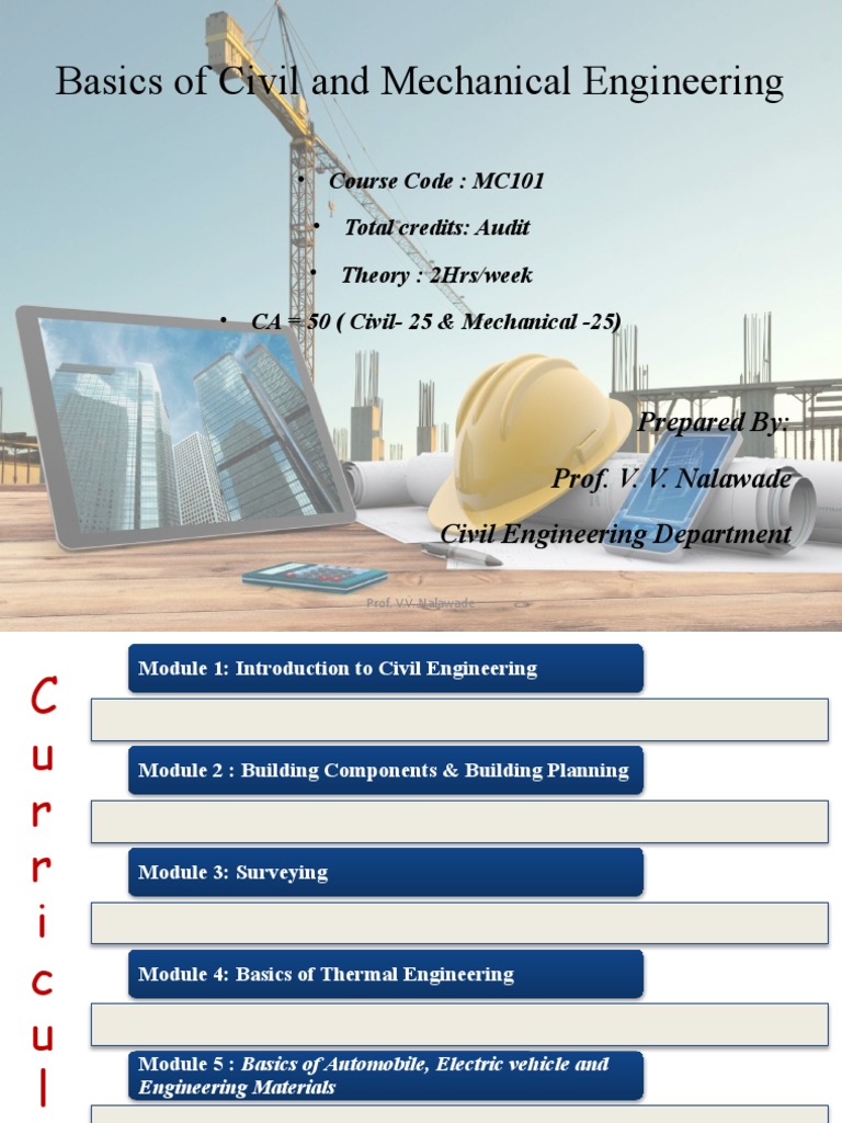 BCME Unit 1 | Download Free PDF | Cement | Brick