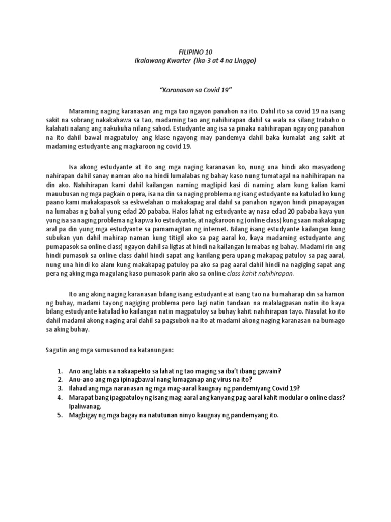 G10 Reading Material | PDF