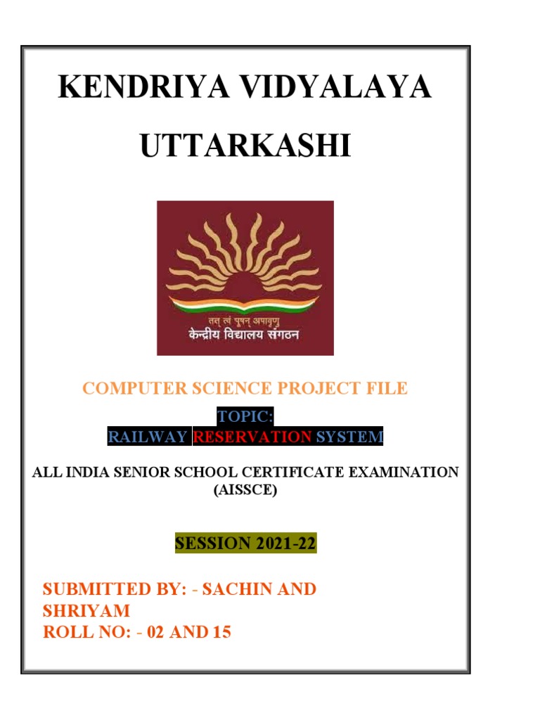 Computer Science Project | PDF | Python (Programming Language) | Computer Programming