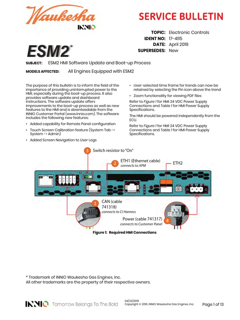 17-4115 VHP ESM2 HMI Software Update | PDF | Computing | System Software