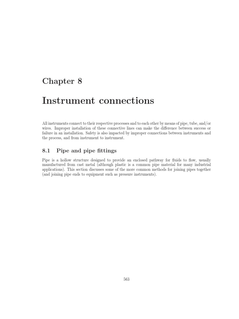 Instrument Connections | PDF | Pipe (Fluid Conveyance) | Mechanical ...