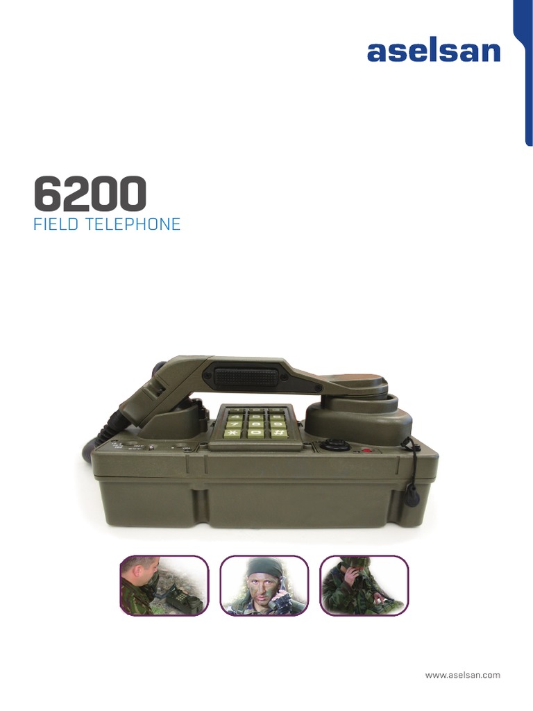 6200 Field Telephone 8861 | PDF | Telephone | Manufactured Goods