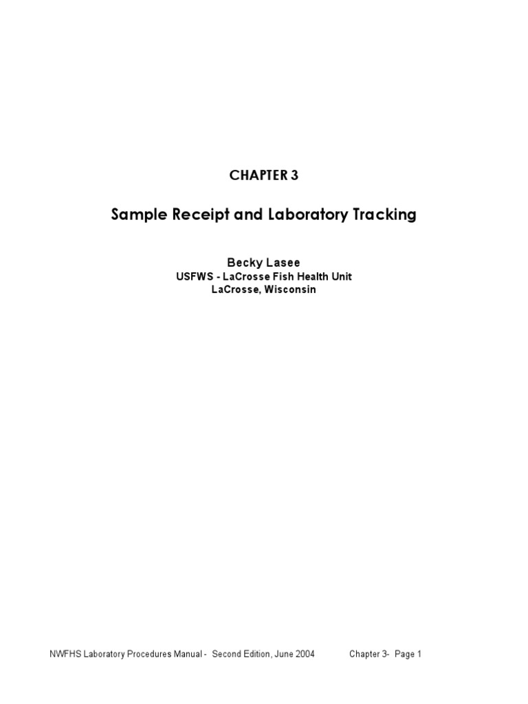 Chapter 3 Samp Receipt | PDF | Polymerase Chain Reaction | Biology