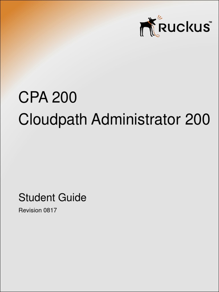 Cloudpath Admin-200 SG 5.1 L | PDF | Public Key Certificate | Public ...