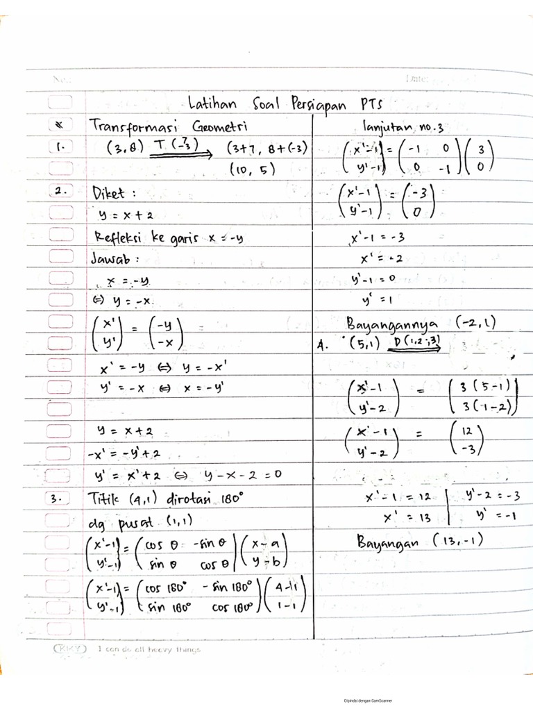 Latsol Persiapan PTS | PDF