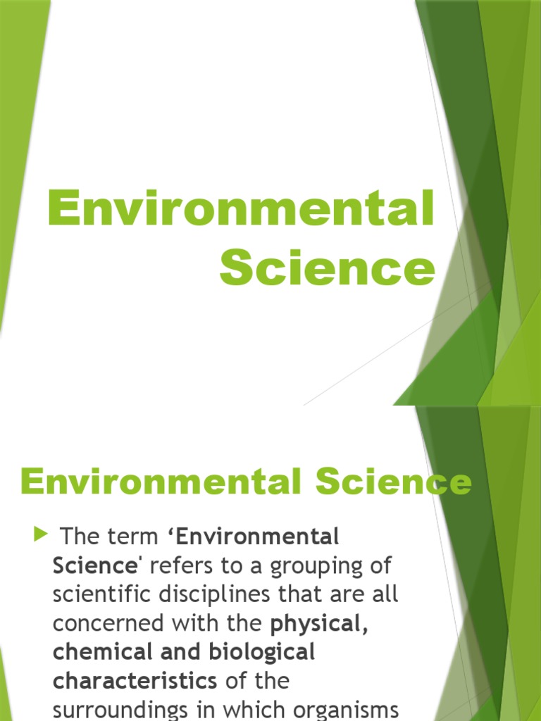 Environmental Science | PDF