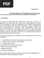 Chapter 3. Classification of Engineering Services | PDF | Engineer | Consultant