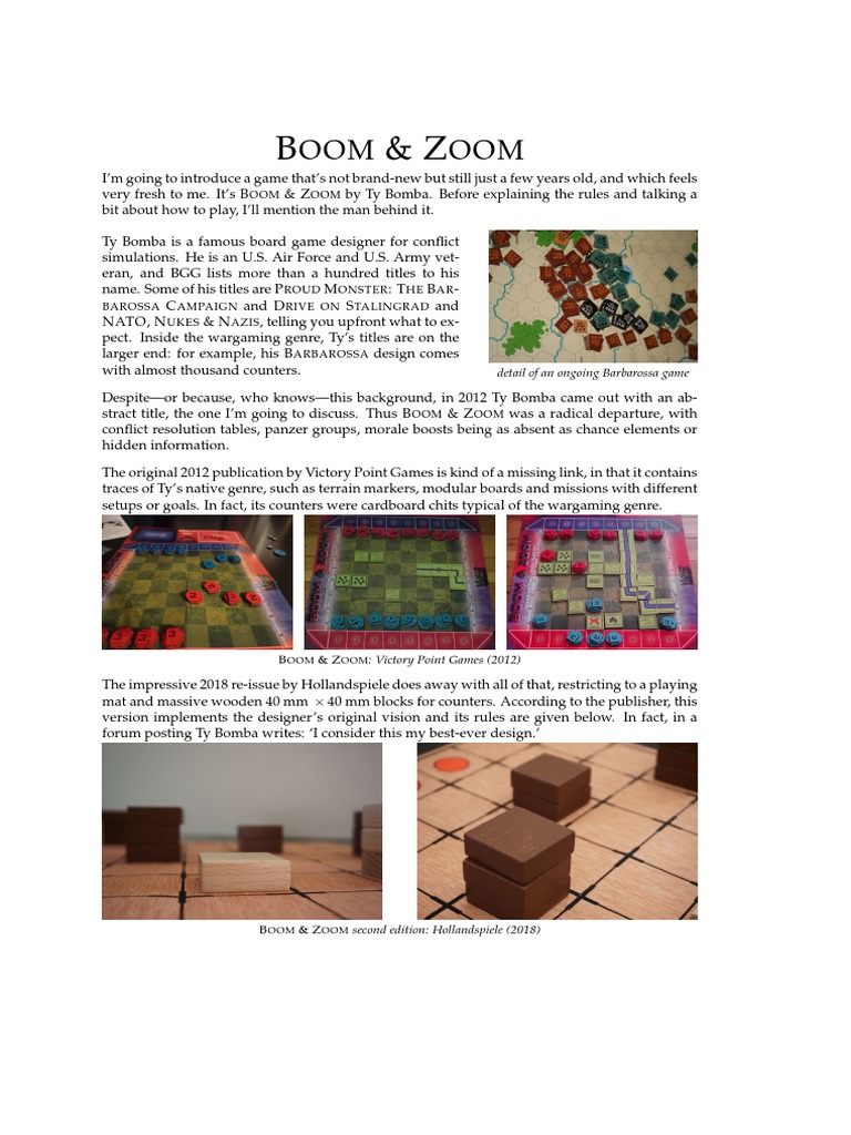 Boom and Zoom | PDF | Chess