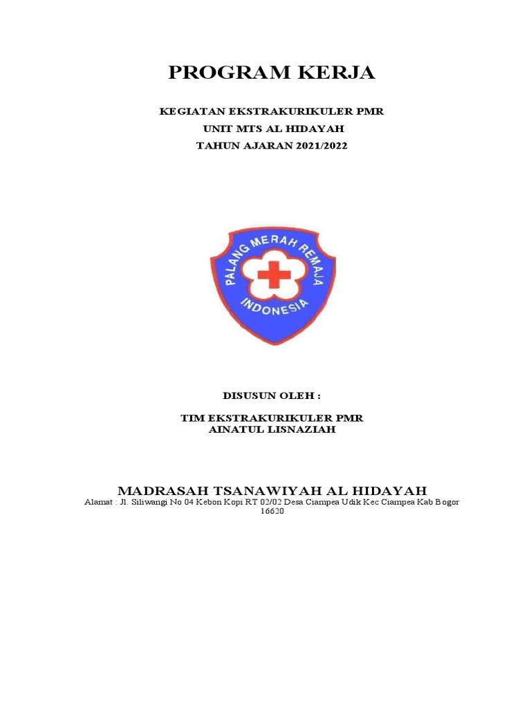 Program Kerja PMR | PDF