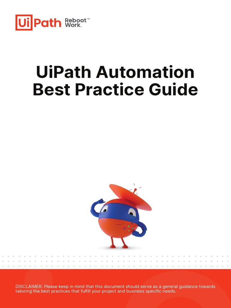 UiPath Automation Best Practice Guide | PDF | Automation | Password