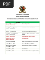 UWI-Mona Important Dates For Semester Two 2024-2025 | PDF