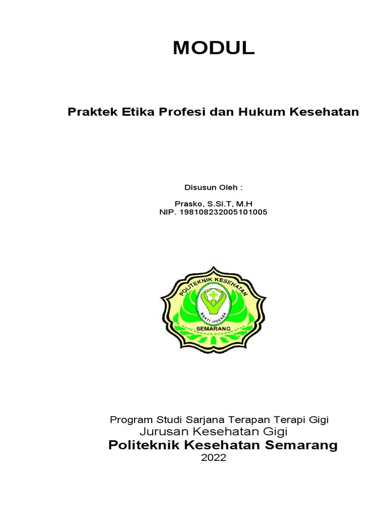 Modul Praktek Etika Profesi | PDF