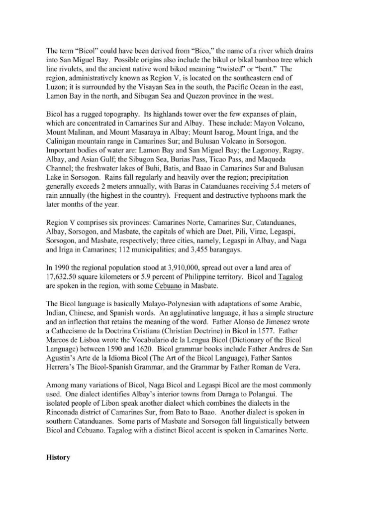 Bicol History | PDF
