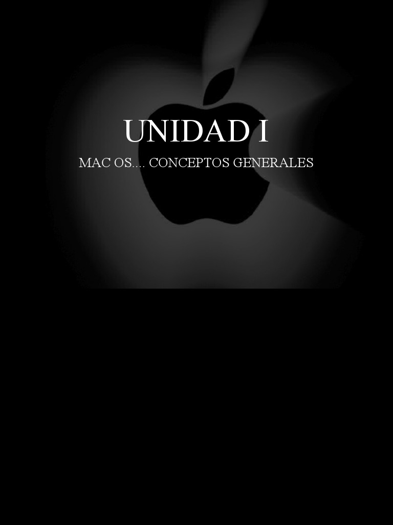 Conceptos Basicos Mac Os | PDF | Mac OS | Sistema operativo
