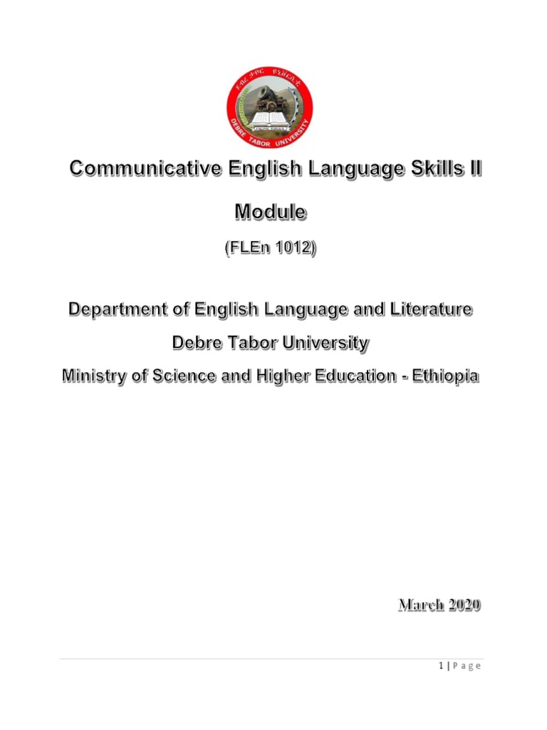 ! Communicative English Language Skills II, DTU | PDF | Parasitism ...