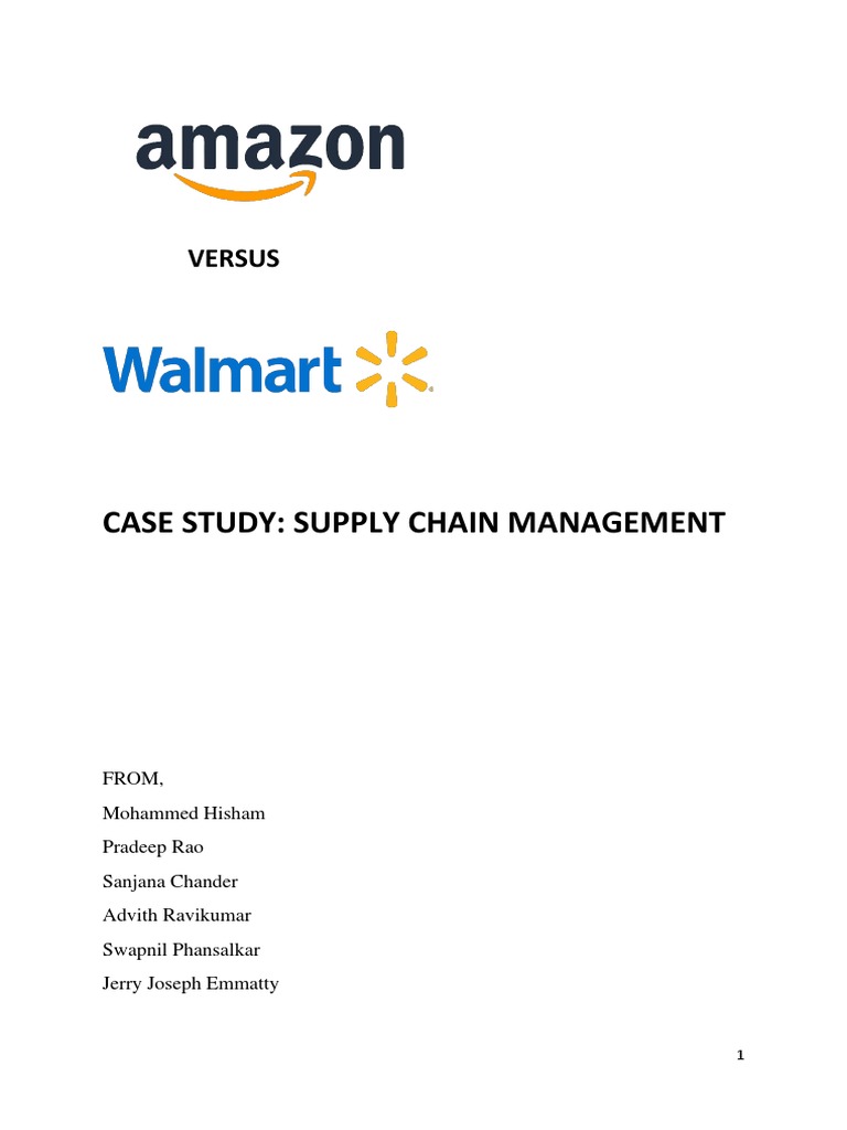 Amazon Versus Walmart: A Comparison of Supply Chain Management ...