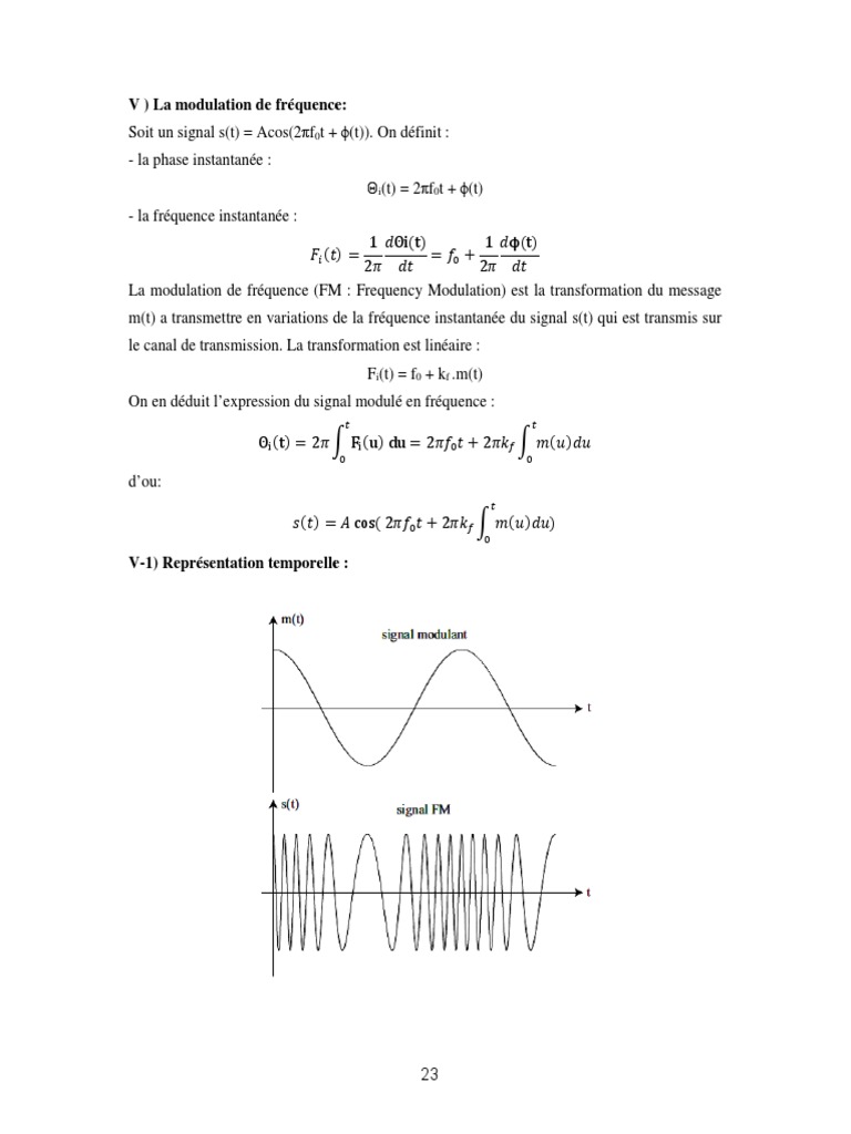 FM PM | PDF | Modulation de fréquence | Diffusion