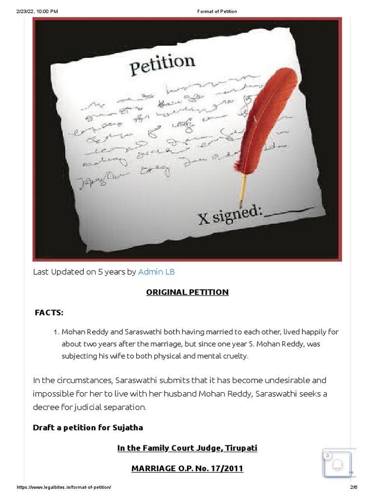 Original Petition | PDF | Marriage | Justice