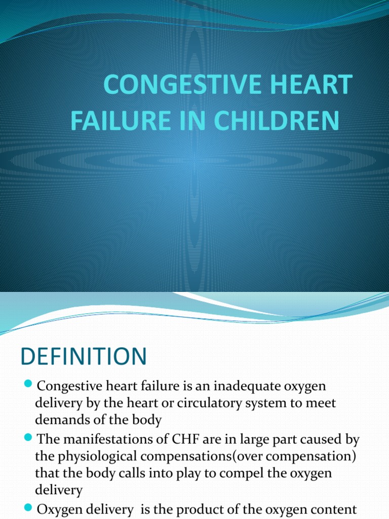 Congestive Heart Failure in Children | PDF | Heart | Heart Failure