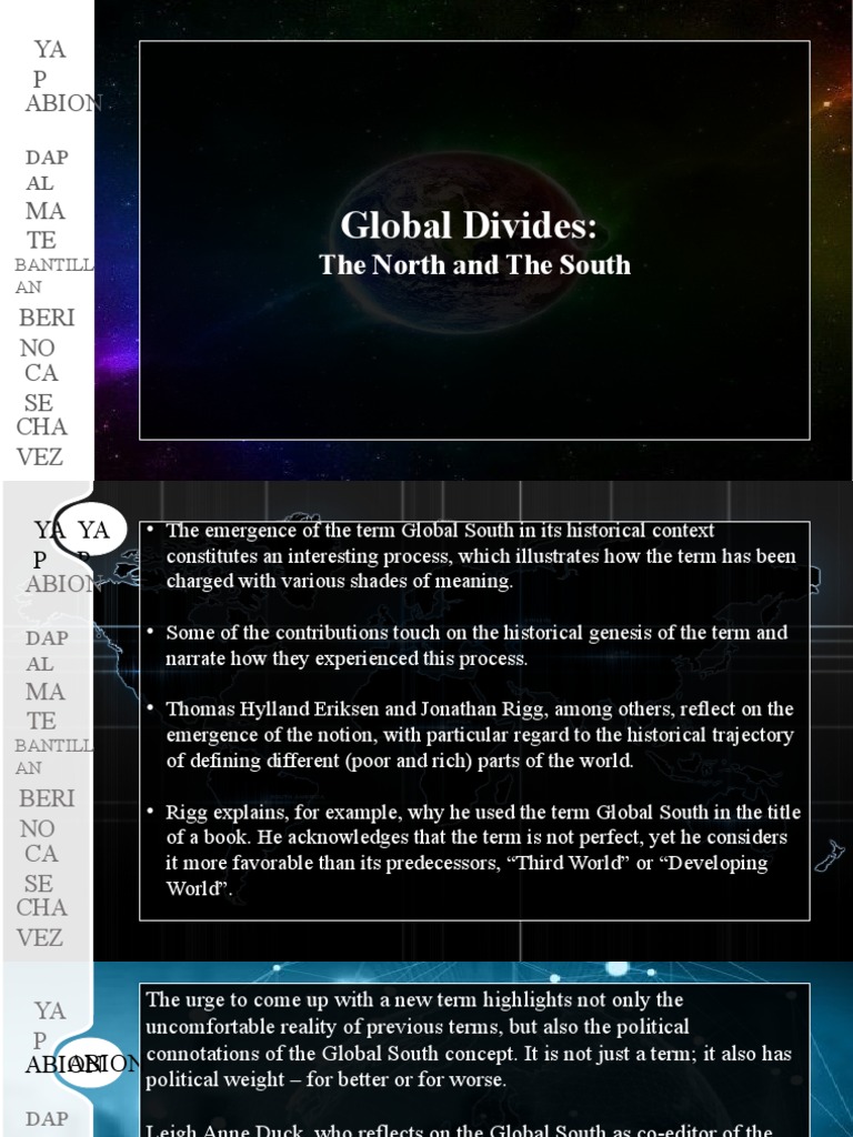 Global Divides:: The North and The South | PDF