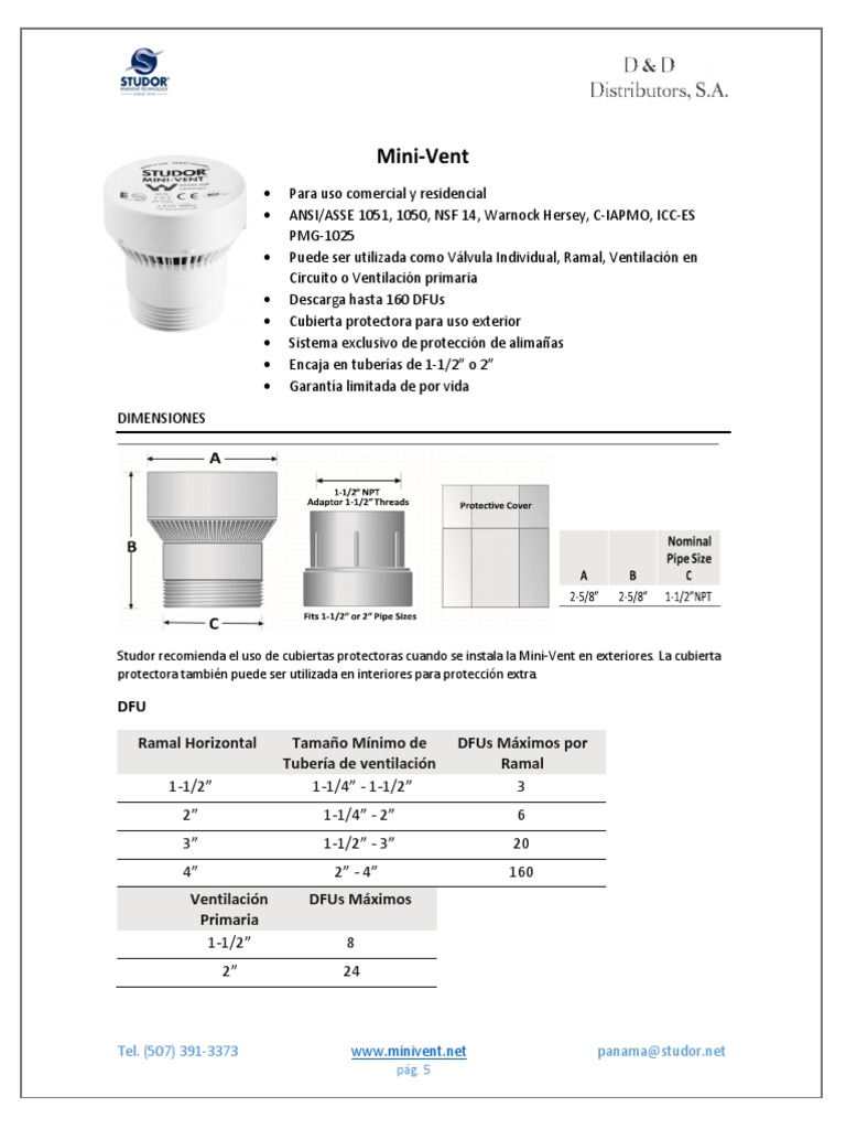 Manual-Tecnico Mini Vent | PDF