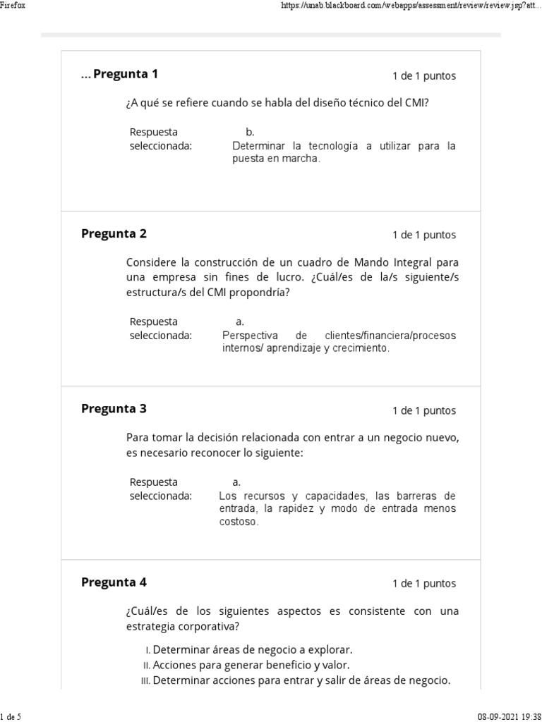Revisar Entrega de Examen Semana 11 Sumativa 5 Solemne 2 &... | PDF | Cliente | Economias