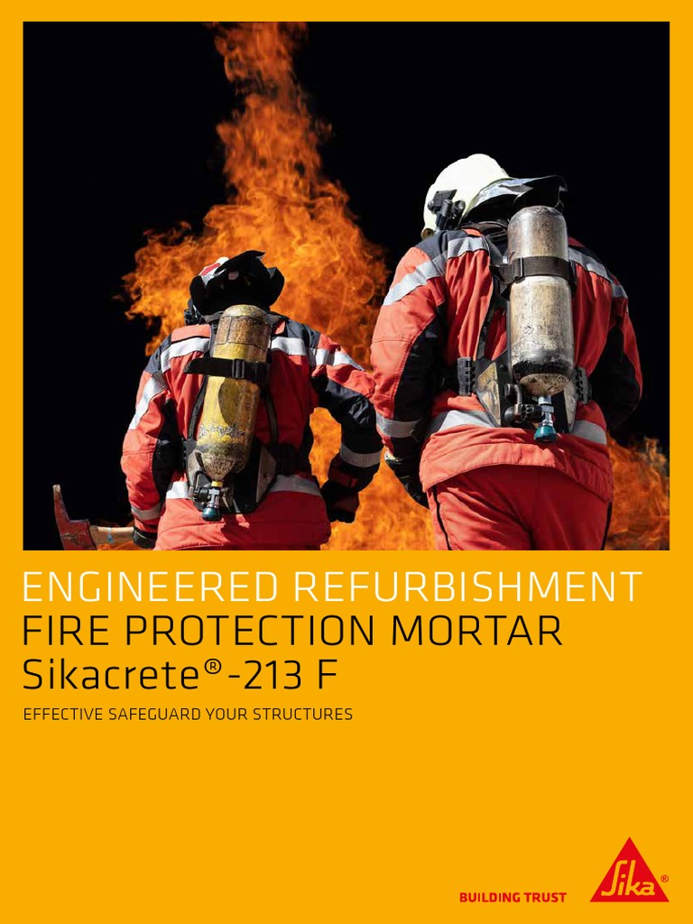 Glo Brochure Fire Protection Mortar Sikacrete 213 F | PDF | Concrete ...