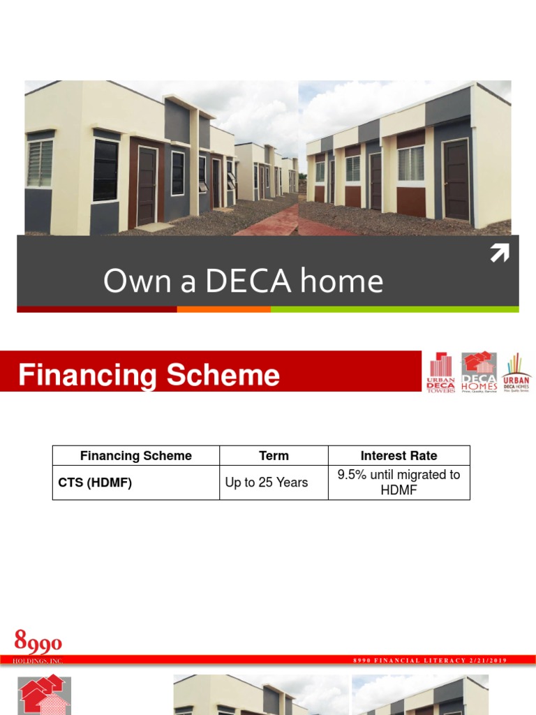 Own a DECA Home Financing Scheme | PDF | Equity (Finance) | Loans